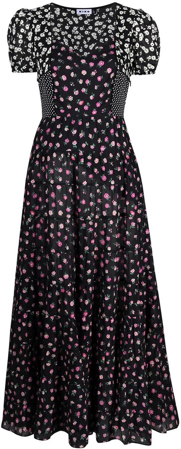 Rixo Tamara multi pattern dress - ShopStyle