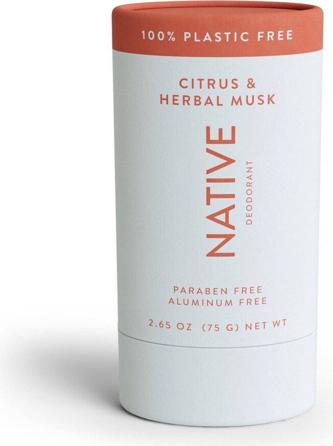 Native Plastic Free Deodorant Citrus and Herbal Musk - 2.65oz - ShopStyle
