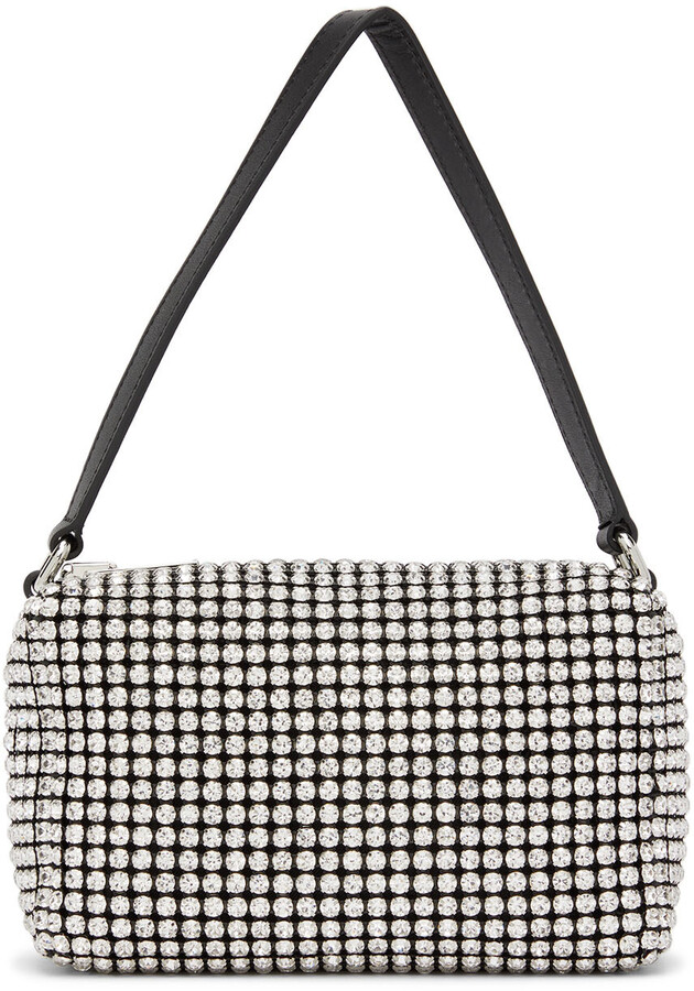 Alexander Wang Silver Medium Heiress Top Handle Bag - ShopStyle