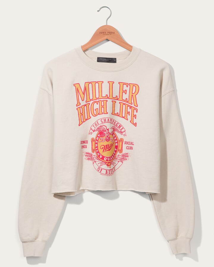 Junk Food Clothing Women's Miller High Life Sportsman's Club Fleece ...