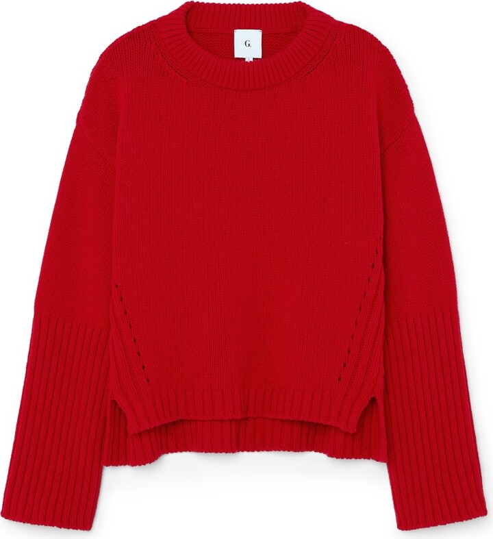 G. Label by goop Van Nice High-Cuff Crewneck Sweater - ShopStyle