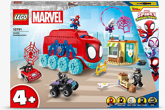 Lego Kids ® Marvel 10791 Team Spidey's Mobile Headquarters Playset ...