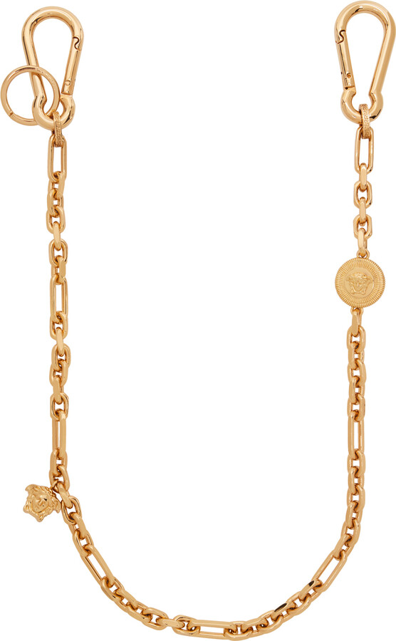 Versace Gold Medusa Biggie Keychain - ShopStyle
