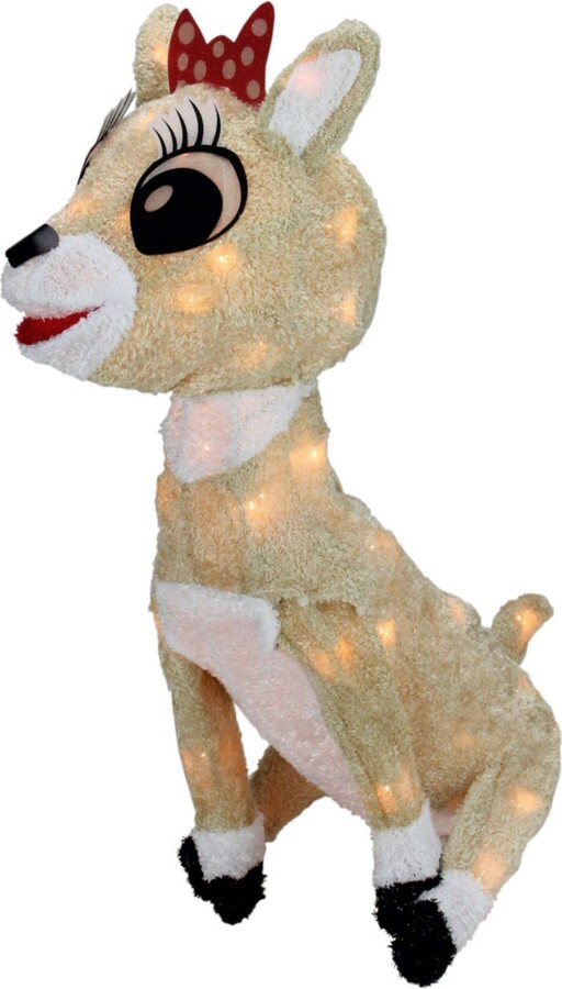 Northlight Pre-Lit Rudolph The Red Nosed Reindeer Clarice Christmas ...
