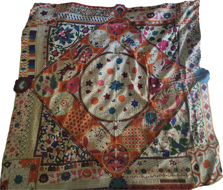 Hermes Carré Géant silk 140 cashmere scarf - ShopStyle Scarves & Wraps