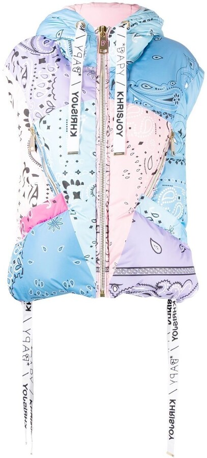 BAPY BY *A BATHING APE® x KrisJoy Iconic bandana-print gilet ...