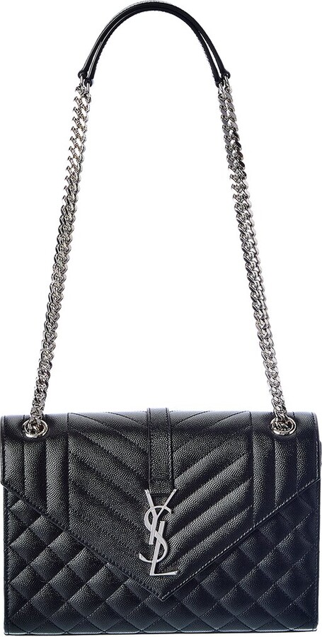 Saint Laurent Envelope Medium Leather Shoulder Bag - ShopStyle