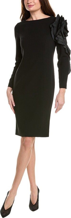 Teri Jon by Rickie Freeman Crepe Mini Dress - ShopStyle