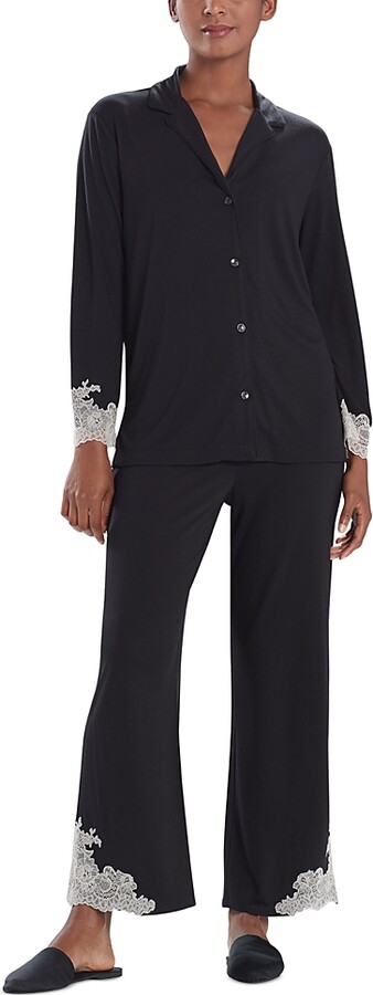 Natori Luxe Shangri-La Notch Pajama Set - ShopStyle