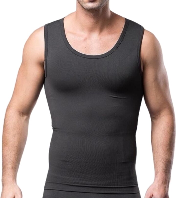 Henicepte Gynecomastia Mens Compression Shirts - ShopStyle T-shirts