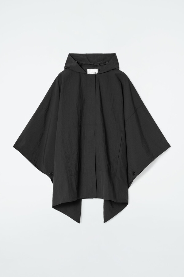 COS Hooded Trench Coat Cape - ShopStyle