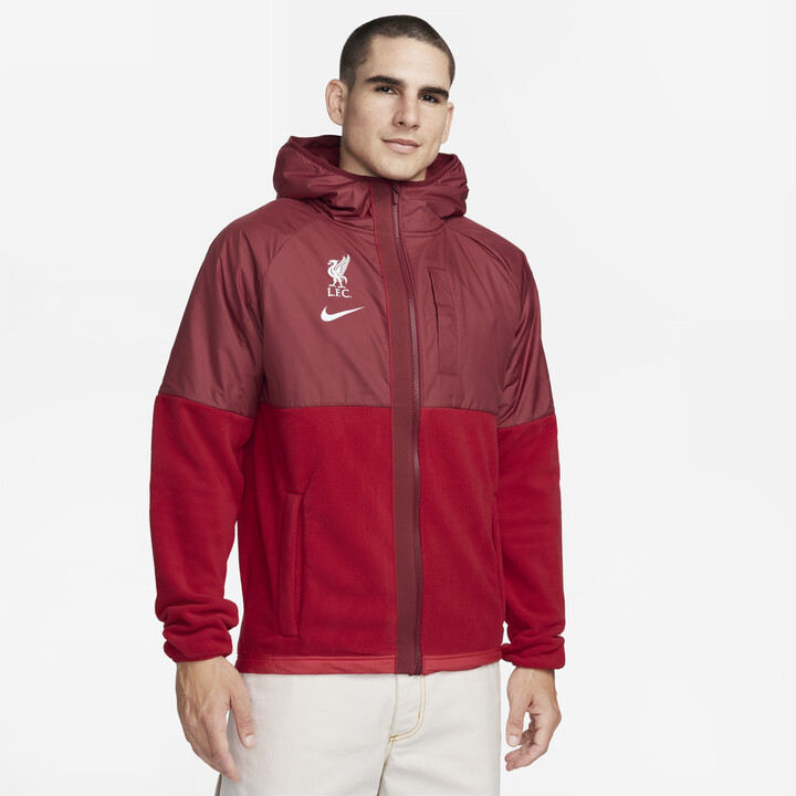 Nike Liverpool FC AWF Men's Soccer Winterized Jacket in Red - ShopStyle