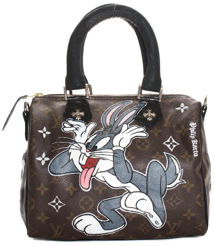 Louis Vuitton X Philip Karto Monogram Canvas Bugs Bunny Speedy 25 ...