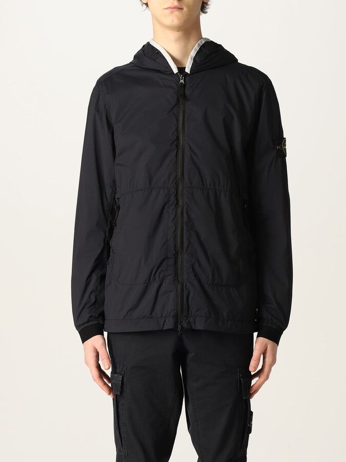 Stone Island nylon skin touch jacket - ShopStyle
