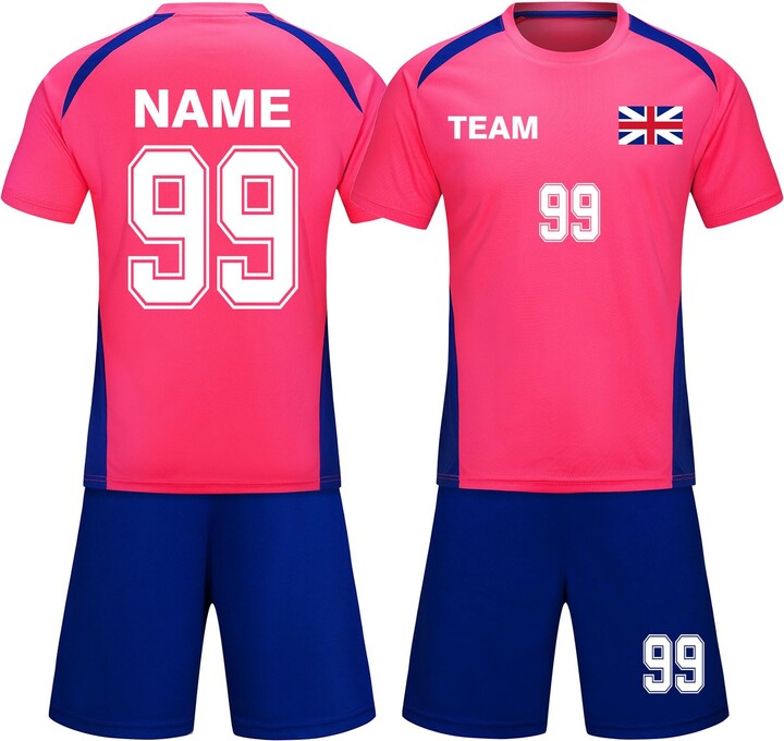 Alpinista Personalised Football Shirt and Short Mens Womens Football ...