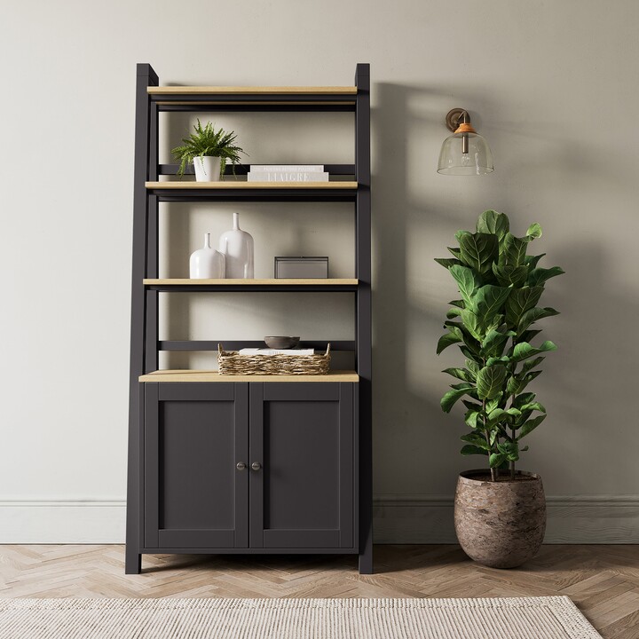 Dunelm Olney Storage Ladder Shelf Charcoal - ShopStyle Entryway