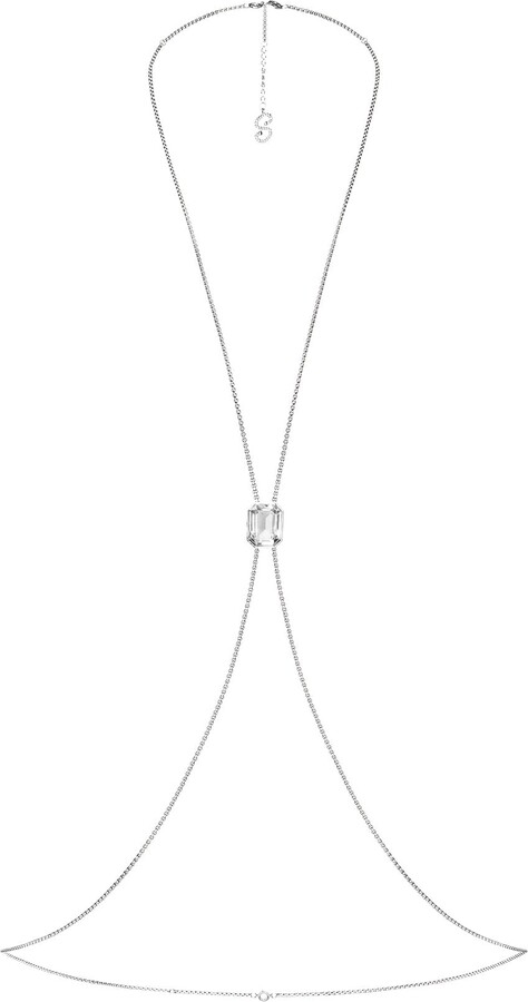 Swarovski X Skims X Body Chain | Silver - ShopStyle Jewelry