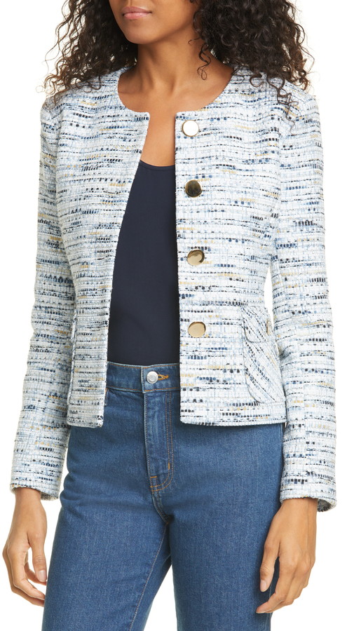 Helene Berman Short Tweed Jacket - ShopStyle Clothes and Shoes