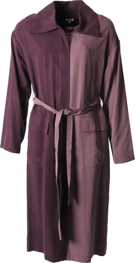 _NIM - Tuki Trench Coat - Purple - ShopStyle