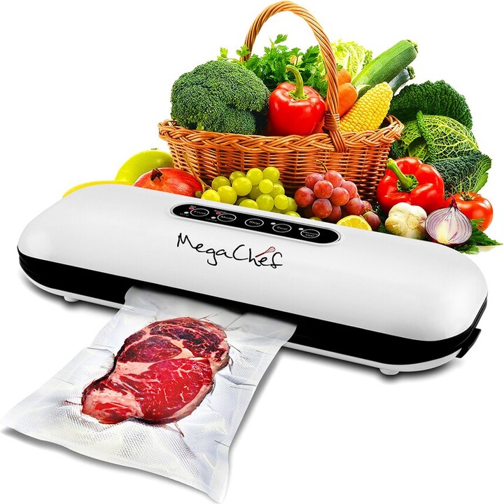 Mega Chef Megachef Home Vacuum Sealer & Food Preserver With Extra Bags ...