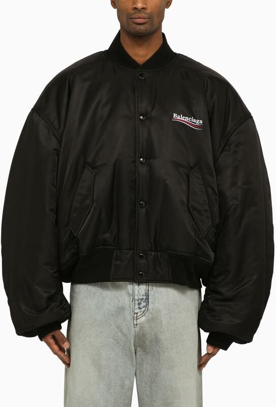 Balenciaga Varsity jacket Political Campaign nylon - ShopStyle