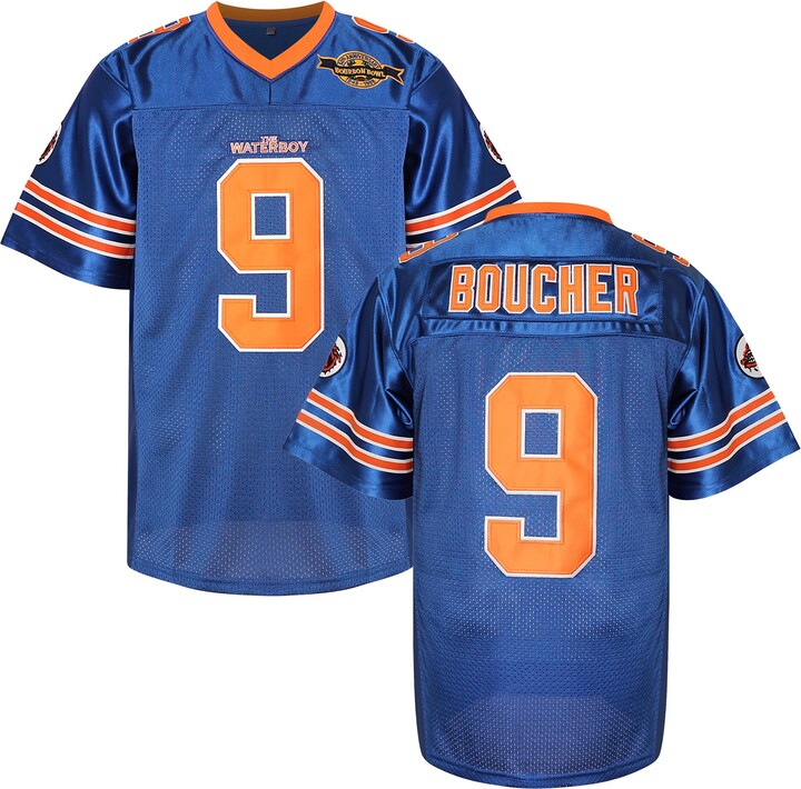 EETUG The Waterboy Football Jersey #9 Bobby Boucher 50th Anniversary ...