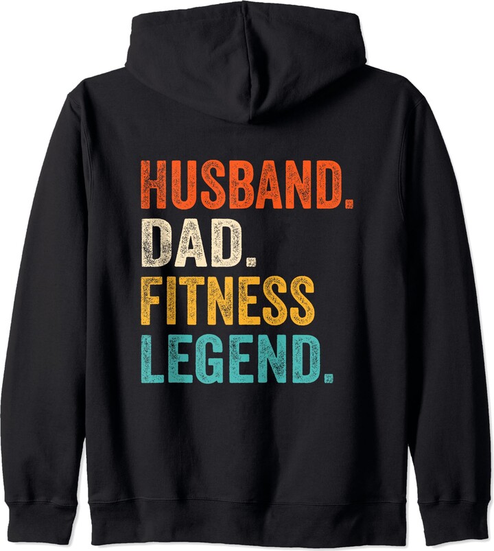 Husband Dad Fitness Legend Funny Gifts Husband Dad Fitness Legend Funny Dad Fitness Gym Vintage ...