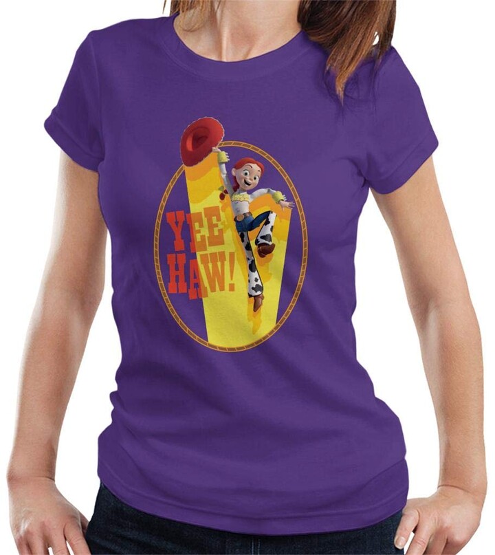 Pixar Toy Story Jessie Yee Haw Women's T-Shirt Purple - ShopStyle