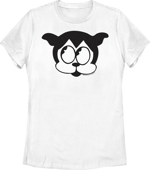 Betty Boop Women's Bimbo Large Face T-Shirt - White - Small - ShopStyle