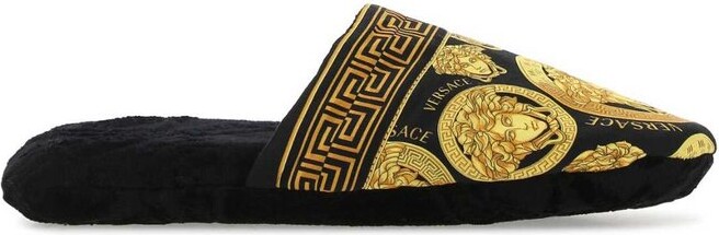 Versace Medusa Printed Slippers - ShopStyle