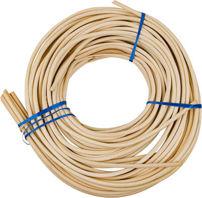 UNIQANTIQ HARDWARE SUPPLY #11-7.25 mm Round Reed | 1 Pound Coil ...