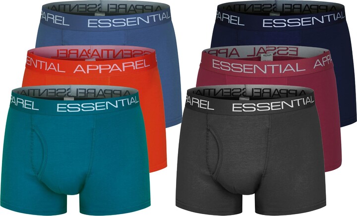 The Essentials Wardrobe Mens TEW 6 Pack Mens Boxer - Small - Mids ...