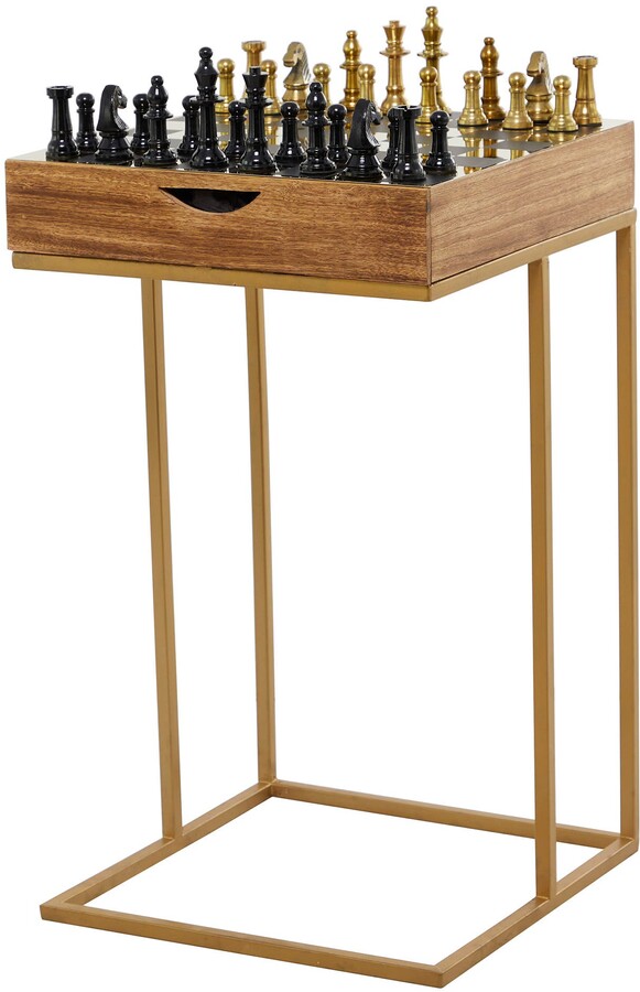 VIVIAN LUNE HOME Chess Set Side Table - ShopStyle Decor
