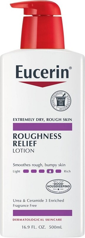 Eucerin Roughness Relief Lotion Unscented Body Lotion for Dry Skin - 16 ...
