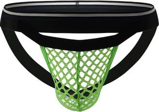 Arjen Kroos Men's Jockstrap Underwear Sexy Mesh Pouch G-String Ultra ...