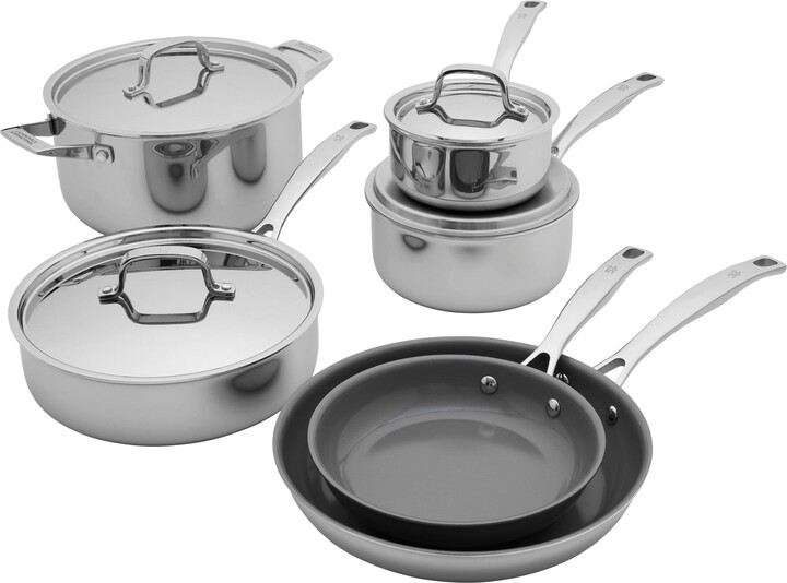 Zwilling J.A. Henckels Clad Alliance 10-pc Stainless Steel Cookware Set ...