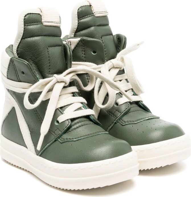 Rick Owens Kids Geobasket low-top sneakers - ShopStyle Boys' Shoes