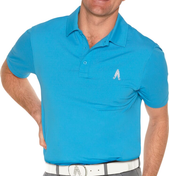 Royal & Awesome Blue Golf Polo Men - ShopStyle