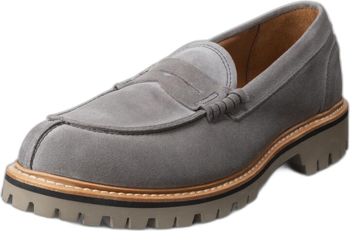Allen Edmonds Mens Freeport Slip On Weatherproof Penny Loafer Storm ...