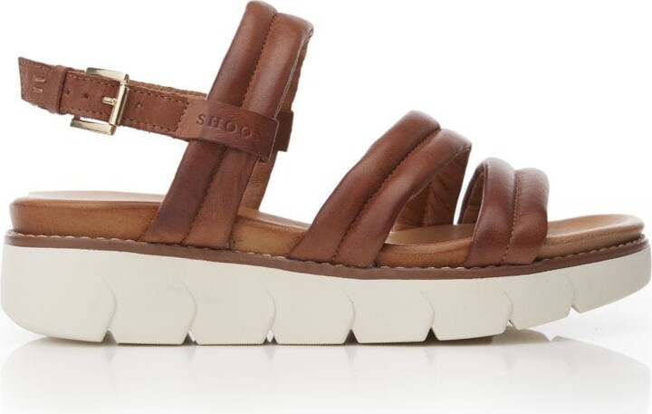 Shoon Sh Isadora Tan Leather - ShopStyle Sandals