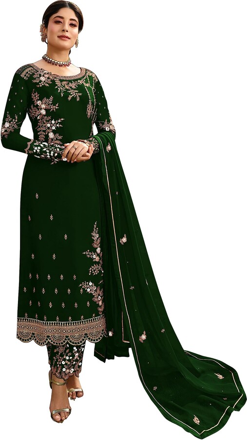 Generic Lady Dwiza Women's Ready to Wear Indian Pakistani Wedding Wear ...