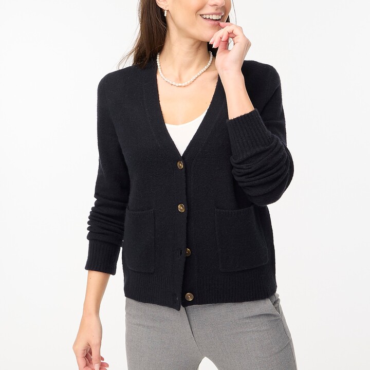 J.Crew Factory Women's V-Neck Cardigan Sweater In Extra-Soft Yarn ...