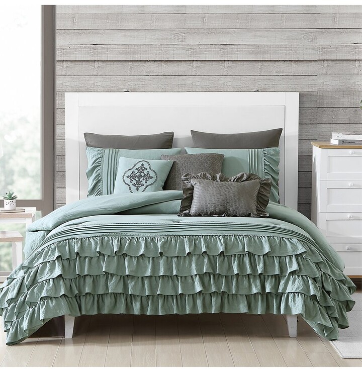 Modern Threads Marie Claire Chloe Ruffled Comforter Set - ShopStyle