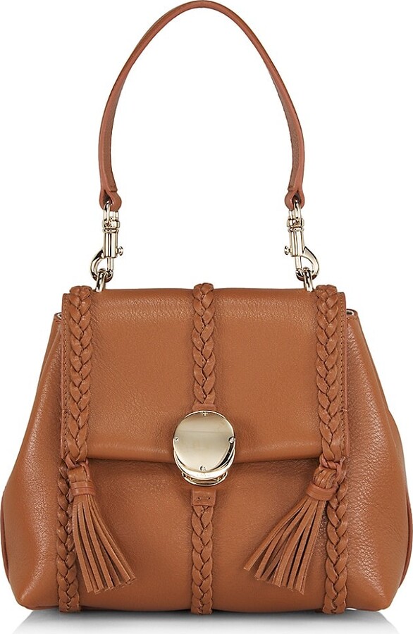 Chloé Penelope Small Braided Leather Shoulder Bag - ShopStyle