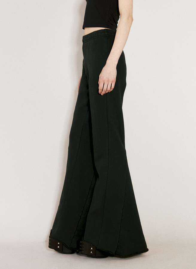 Entire Studios Heavy Flared Track Pants - Woman Track Pants Black M ...