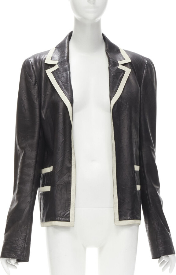 Chanel Leather jacket - ShopStyle