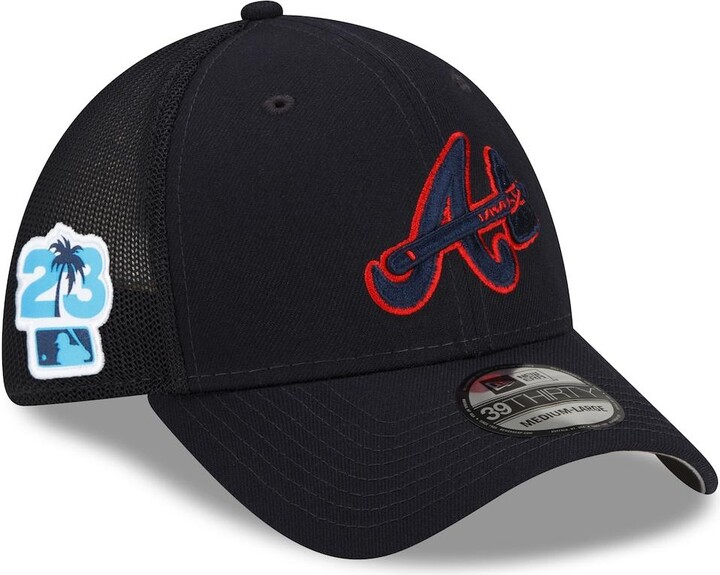 New Era Men's Navy Atlanta Braves 2023 Spring Training 39THIRTY Flex ...