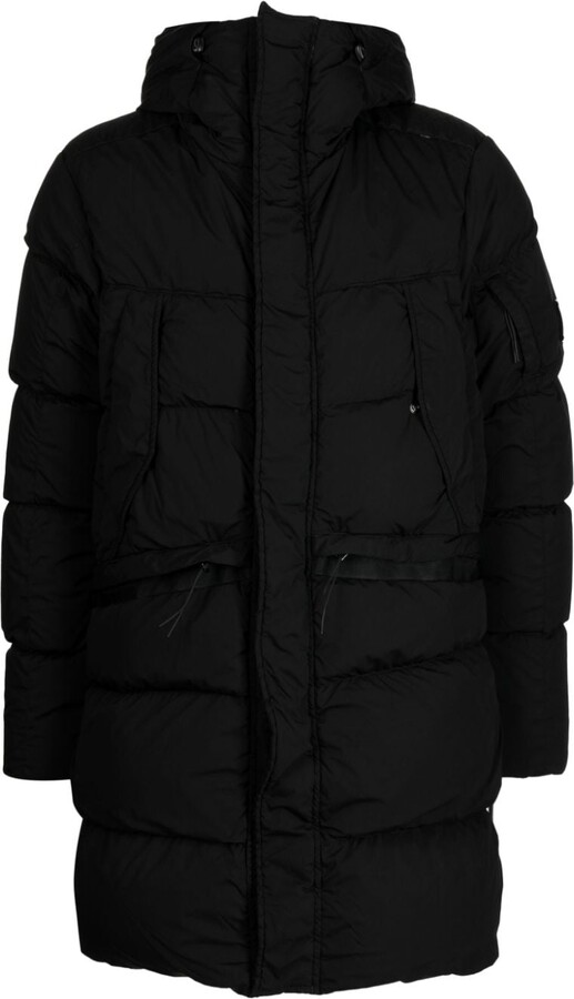 C.P. Company Embossed-Logo Padded Jacket - ShopStyle Down & Puffer Coats