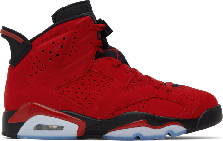 Nike Jordan Red Air Jordan 6 'Toro Bravo' Sneakers - ShopStyle Trainers ...