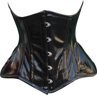 STYLOOHUB HIGH STYLE EXCEPTIONAL SERVICE Black PVC Corset - ShopStyle ...